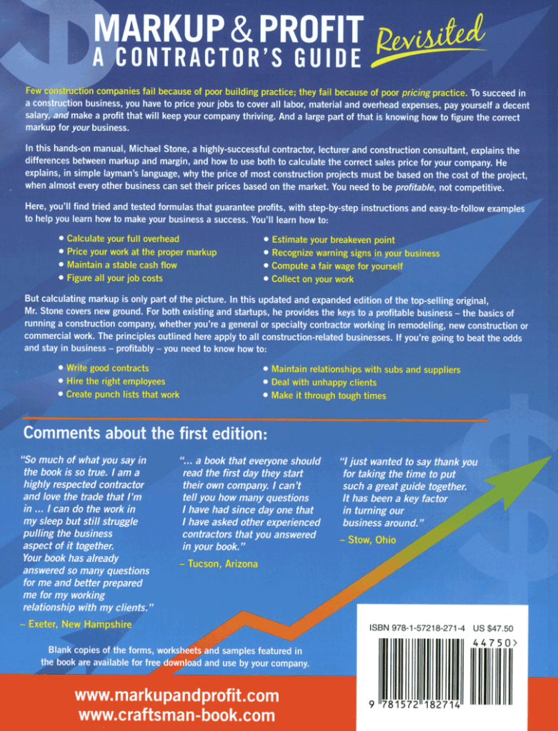 Markup & Profit: A Contractor's Guide Revisited | Markup and Profit